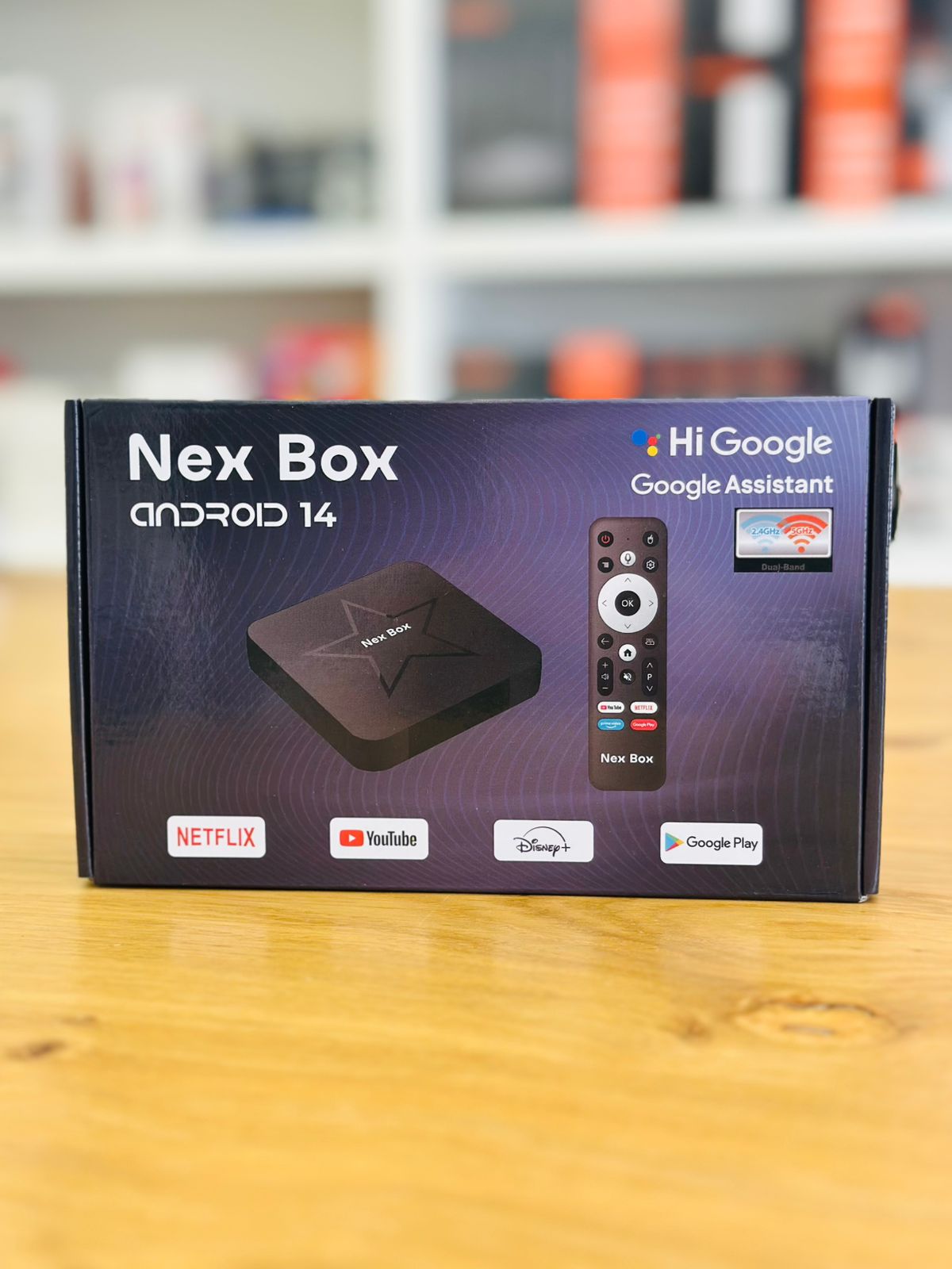 Nex Box – Android 14 + اشتراك 5 سنوات – شركة صفقة للاستيراد والتسويق